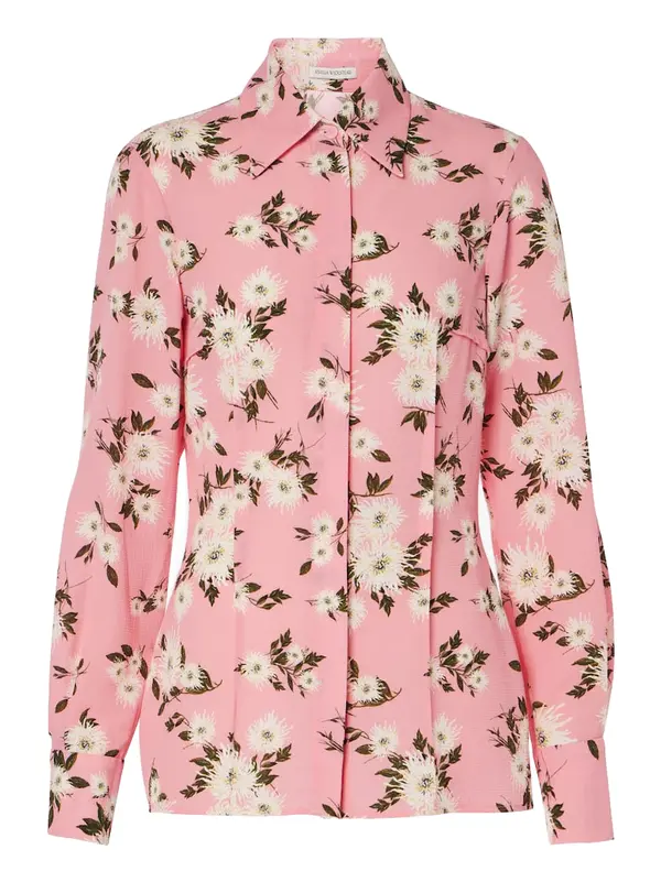EMILIA WICKSTEAD Ravanne Floral Shirt - Pink