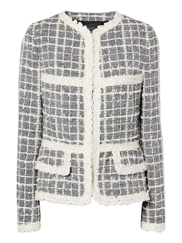 Giambattista Valli Wool-blend Bouclé Jacket - Multicoloured