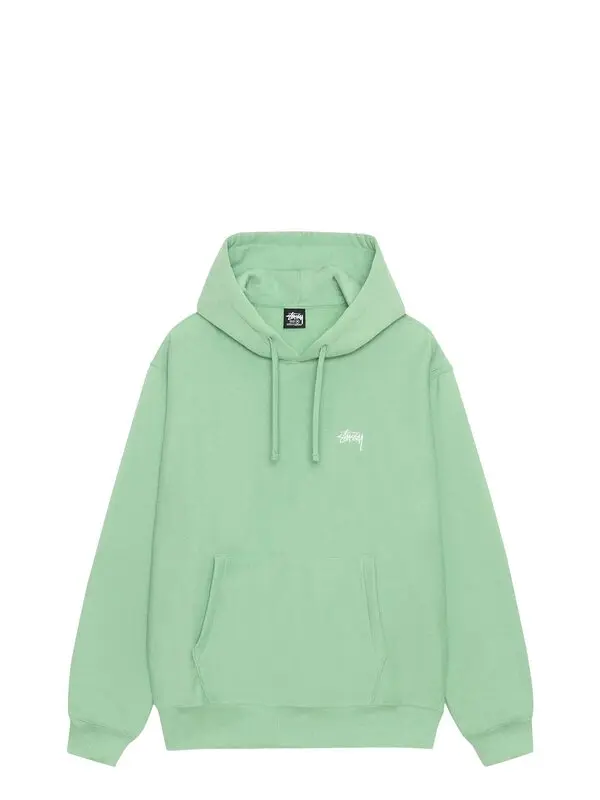 StÜssy Stock Logo Hoodie - Green