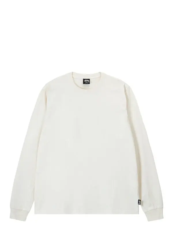 StÜssy Pigment Dyed Long-sleeve Crew 'natural - White