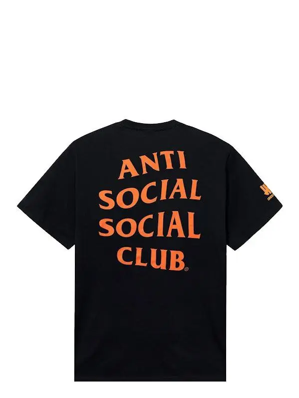 ANTI SOCIAL SOCIAL CLUB X Undefeated Still Paranoid Tee Shirt - Black