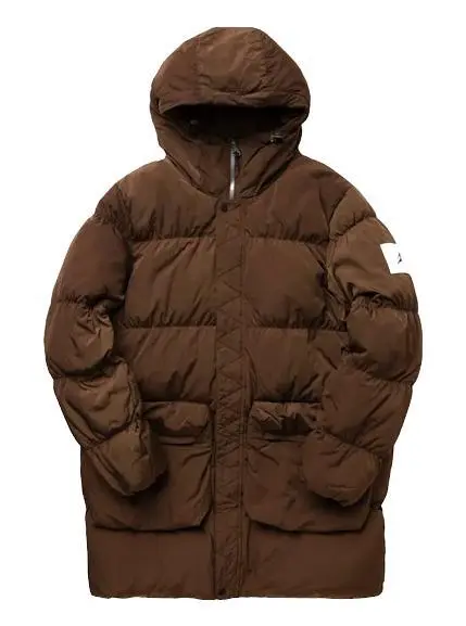 JORDAN Essentials Statement Parka Jacket - Brown