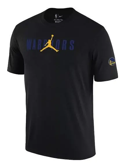 JORDAN Nba Golden State Warriors Courtside T-shirt - Black