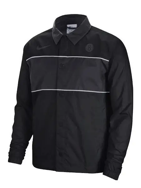 Nike Nba Brooklyn Nets Courtside Jacket - Black/grey
