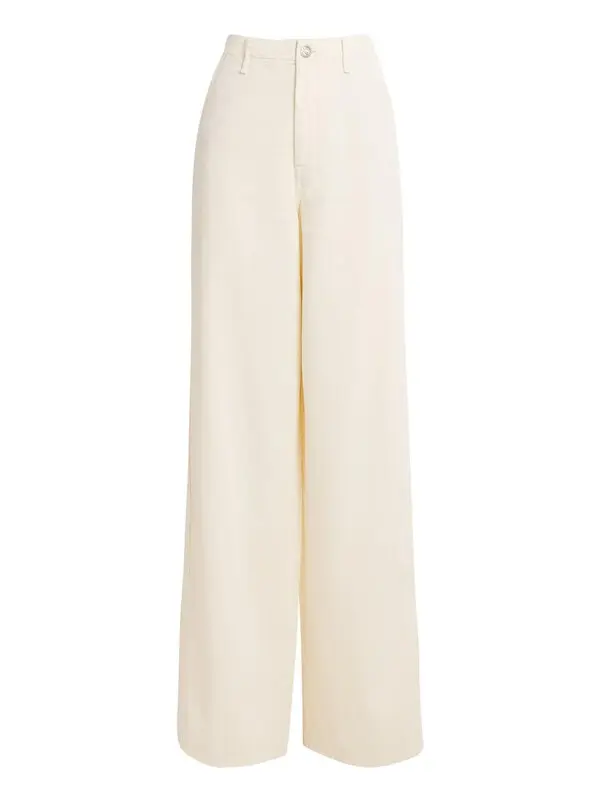 Rag & Bone Featherweight Sofie Wide-leg Jeans - White