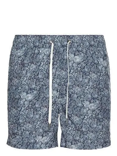 Onia Charles 5 Swim Trunk - Deep Navy Multi