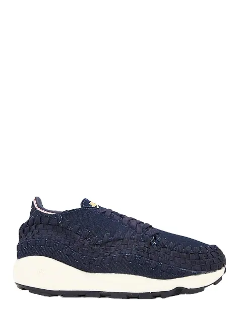 Nike Air Footscape Woven In Denim - Denim  Wheat Gold  Obsidian  & Coconut M