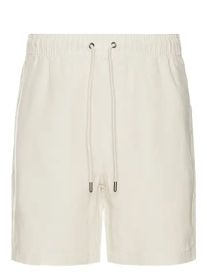 Onia Air Linen Pull On Short 6 - Stone