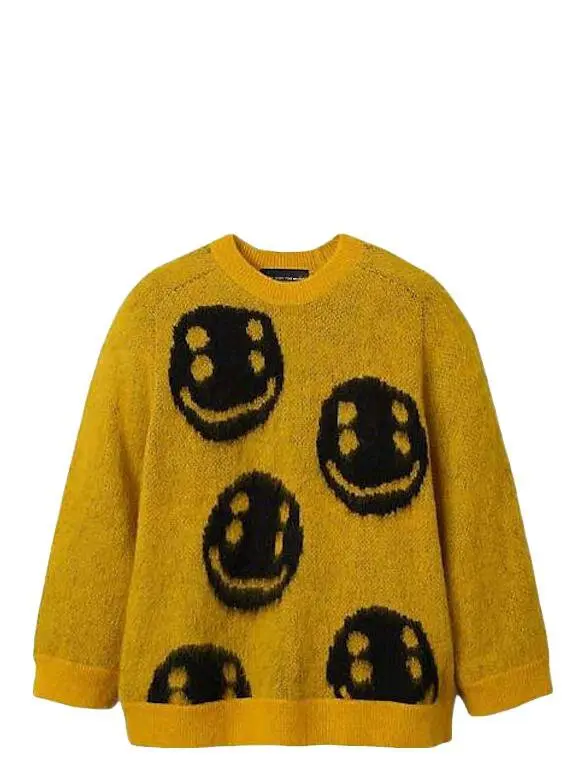 Marc Jacobs Smiley Sweater - Yellow/black