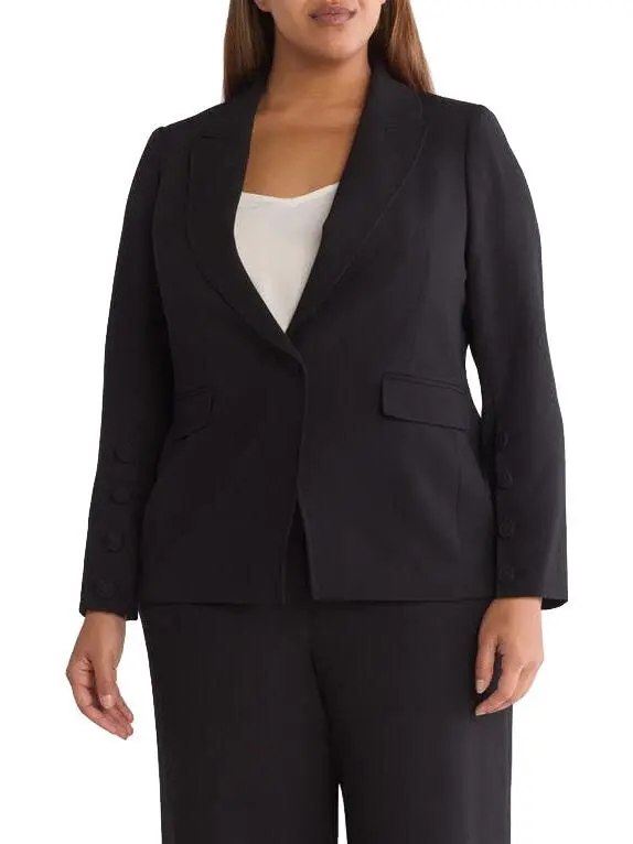 TAHARI ASL One-button Blazer - Black