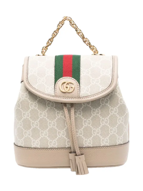 Gucci Ophidia Mini Backpack - Neutrals