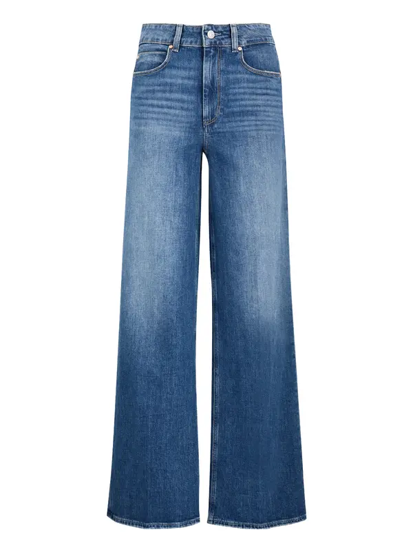 Paige Sasha Wide-leg Jeans - Blue