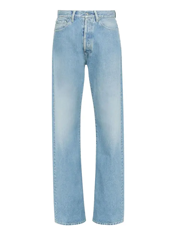 MAISON MARGIELA Turn-up Straight-leg Jeans - Blue
