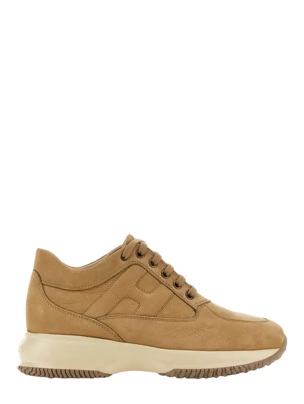 Hogan Interactive Lace-up Sneakers - Brown