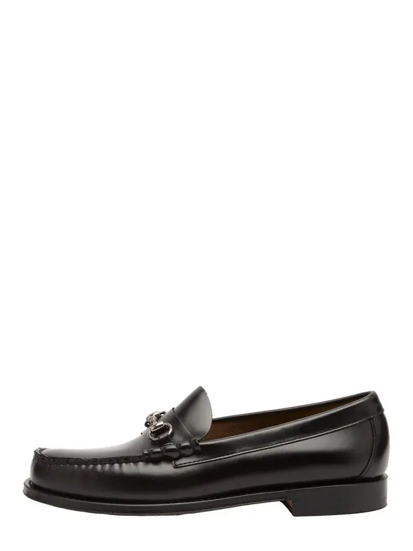 G.H. BASS & CO. Lincoln Horse Bit Loafer - Black Leather