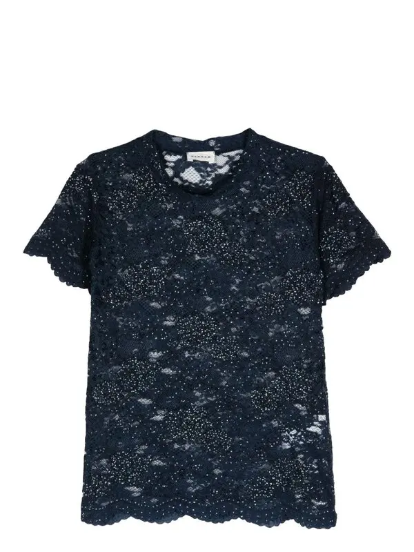 P.a.r.o.s.h Corded-lace Blouse - Blue
