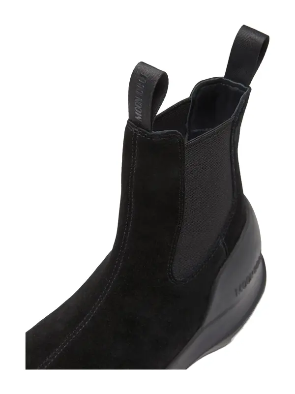Moon Boot Luna Logo-print Boots - Black
