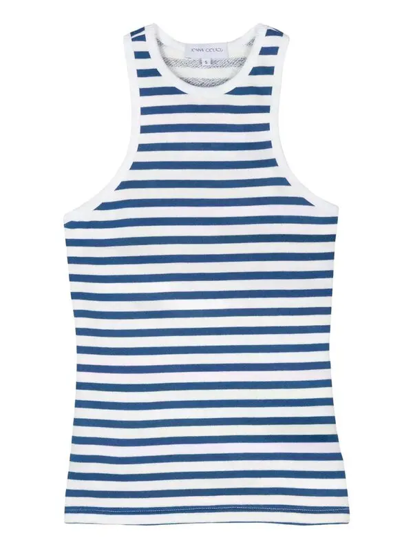IOANA CIOLACU Striped Tank Top - Blue