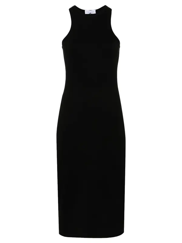 IOANA CIOLACU Ribbed Midi Dress - Black