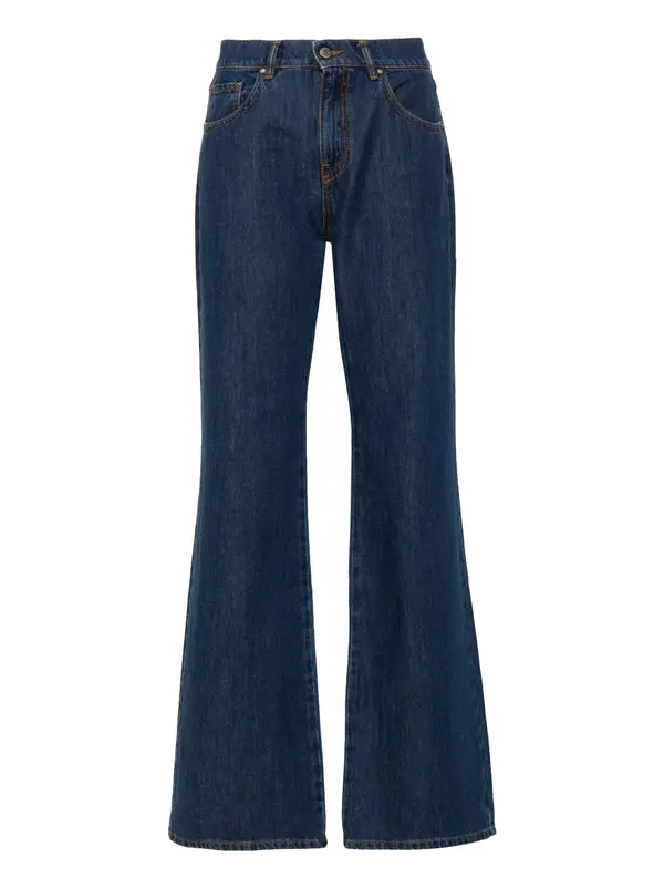 P.a.r.o.s.h Cigan Straight Leg Jeans - Blue