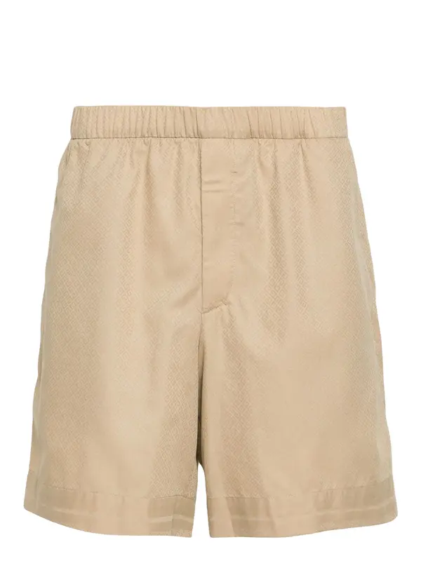 Givenchy 4g Cotton Bermuda Shorts - Neutrals