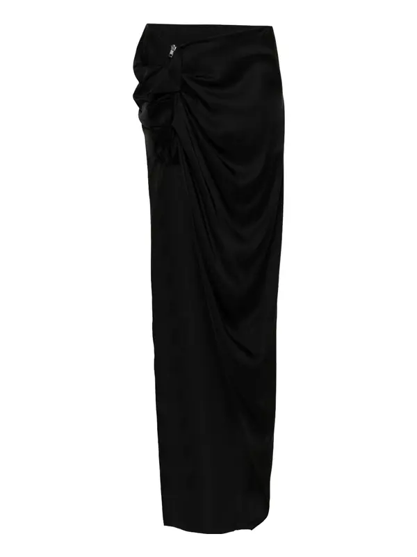 Rick Owens Edfu Full-length Skirt - Black