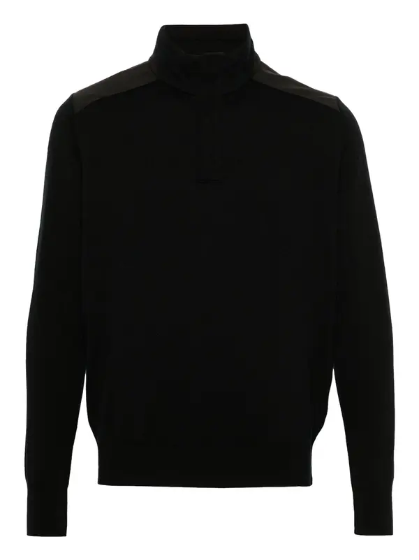 Paul & Shark Half-zip Sweater - Black