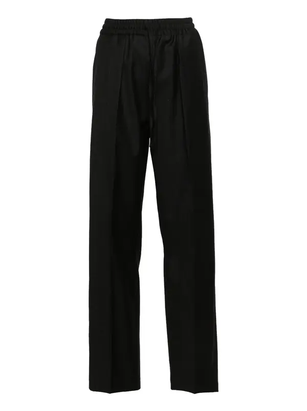 Isabel Marant Liska Plaid Wool Trousers - Grey