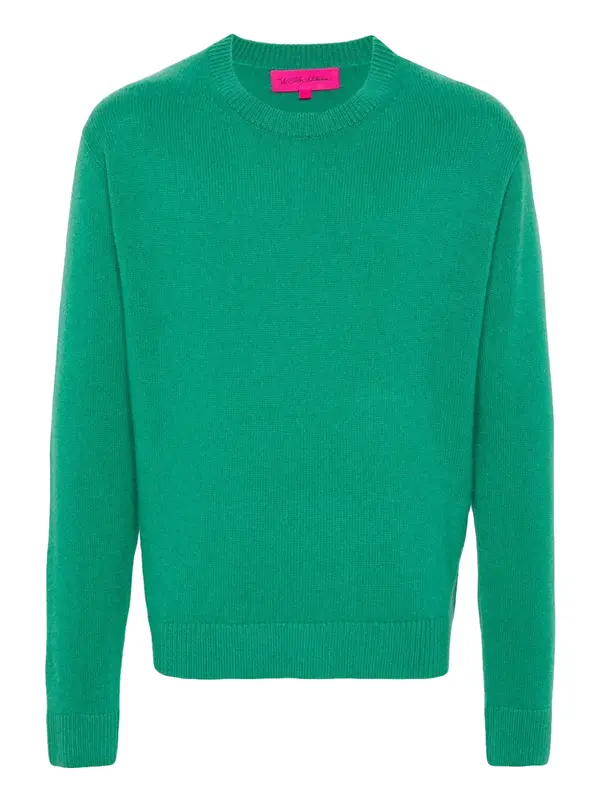THE ELDER STATESMAN Simple Jumper - Green