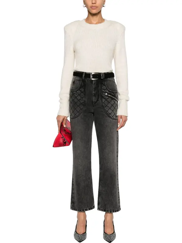 Isabel Marant Kalo Chunky-knit Jumper - Neutrals