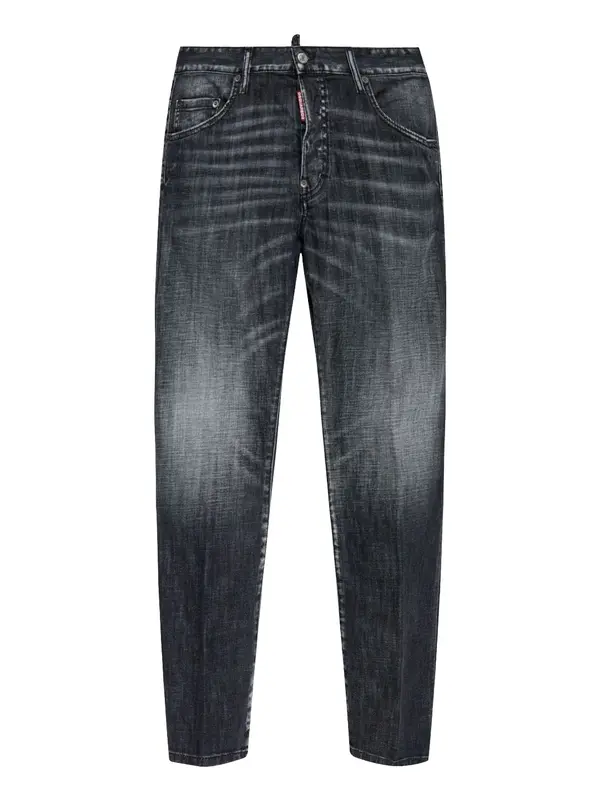 Dsquared2 Brushed Steel Skater Jeans - Black