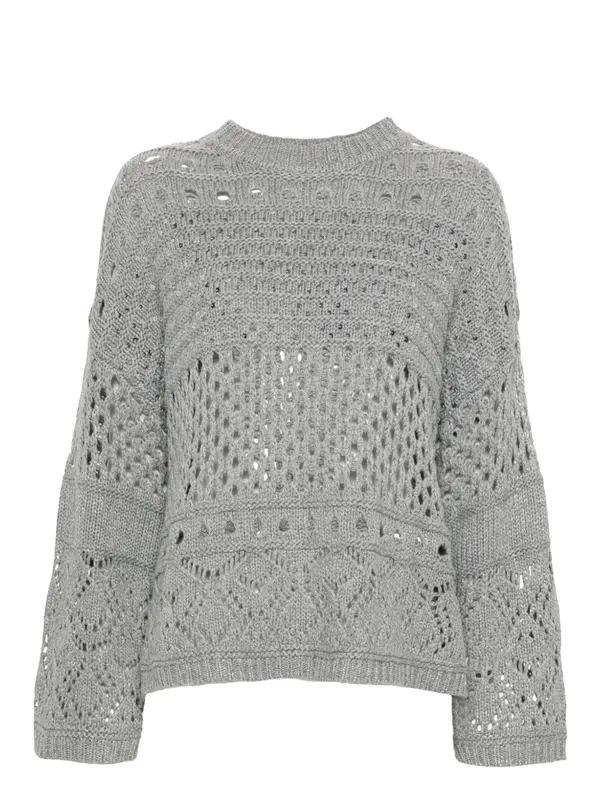 TWINSET Sequin Jumper - Grey
