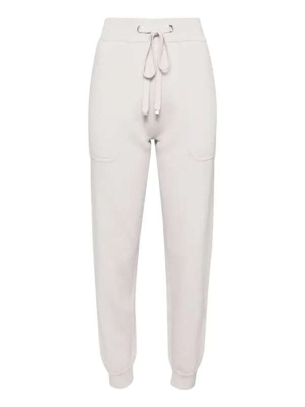 Max Mara Knitted Tapered Trousers - Grey