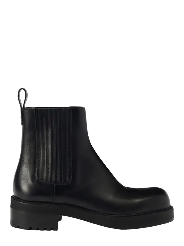 GIUSEPPE ZANOTTI Peyen Leather Ankle Boots - Black