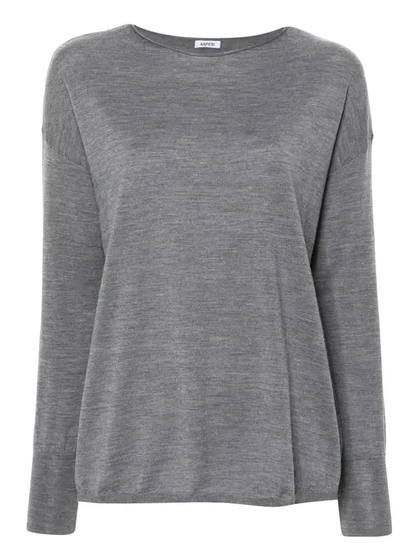 Aspesi Virgin Wool Sweater - Grey
