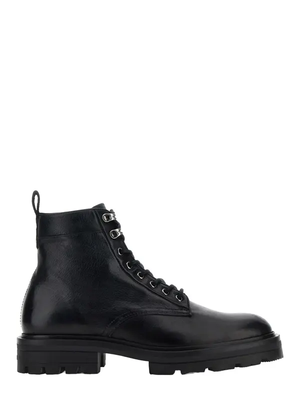 Hogan H673 Leather Boots - Black