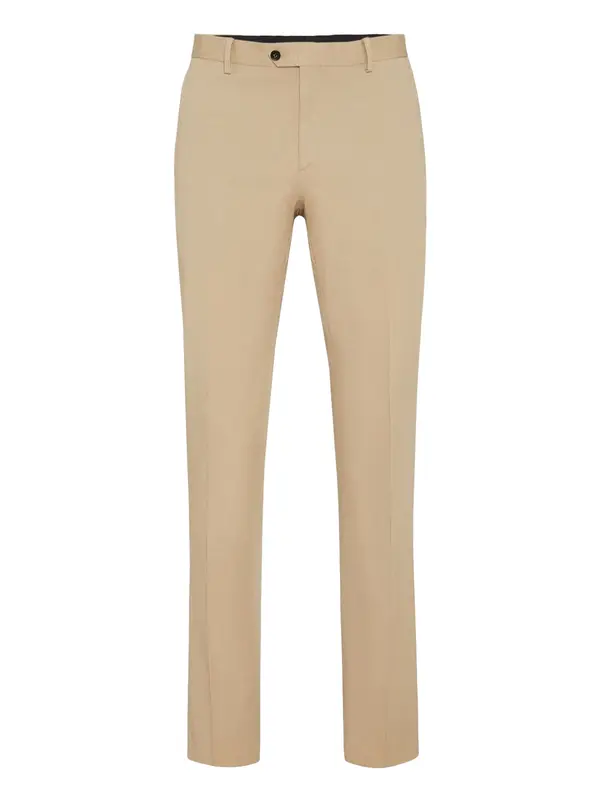 Philipp Plein Mid-rise Slim-fit Chinos - Neutrals