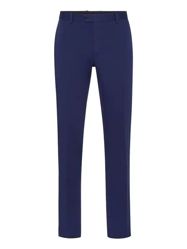 Philipp Plein Mid-rise Slim-fit Chinos - Blue