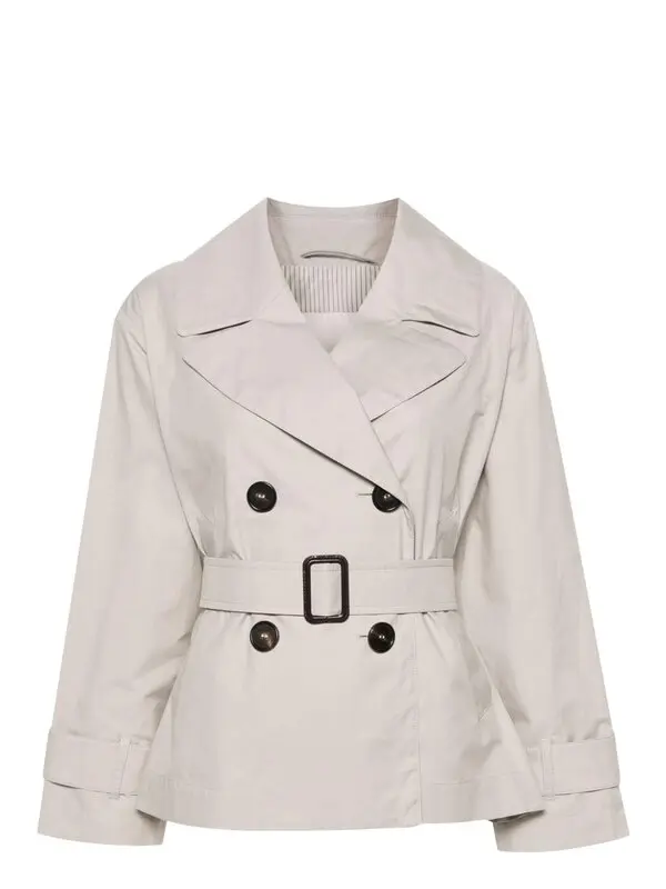 Max Mara Double-breasted Trench Coat - Neutrals