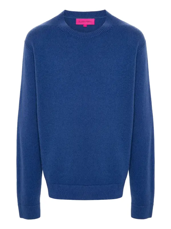 THE ELDER STATESMAN Simple Jumper - Blue
