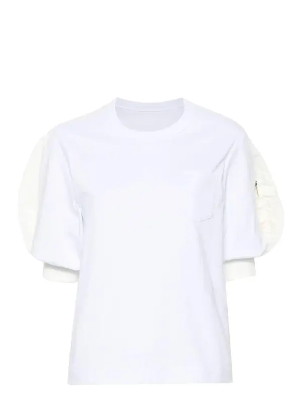 Sacai Cotton Jersey T-shirt - White