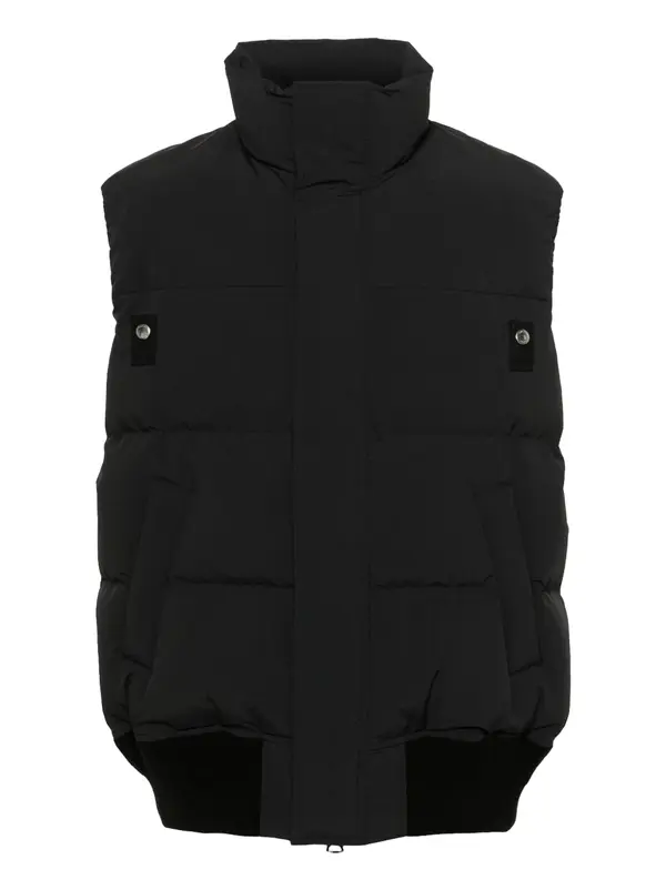 Sacai Quilted Gilet - Black