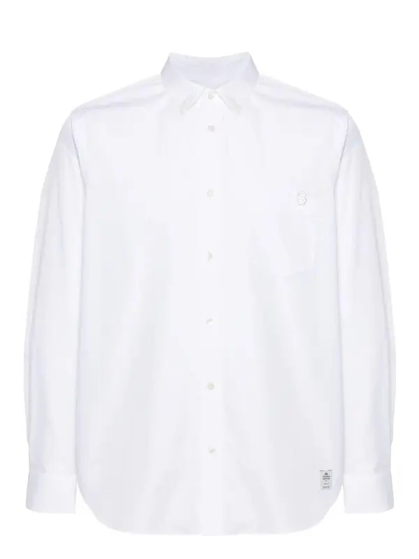 Sacai Thomas Mason Shirt - White