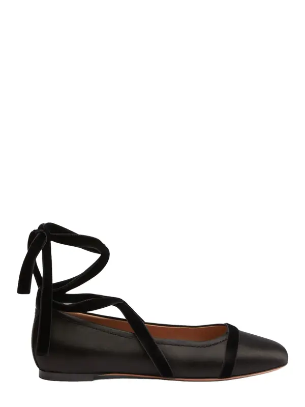 MALONE SOULIERS Spencer Ballerina Shoes - Black