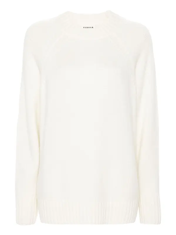 P.a.r.o.s.h Cashmere Jumper - White