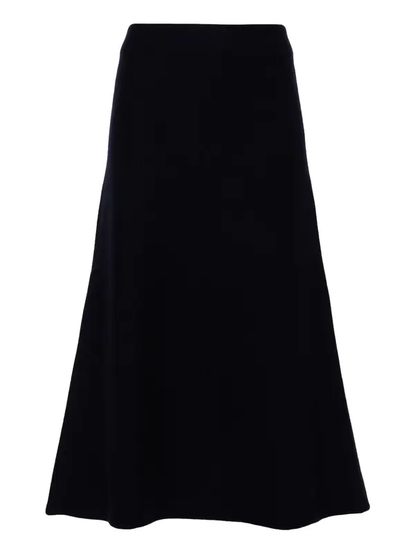 JIL SANDER A-line Midi Skirt - Blue