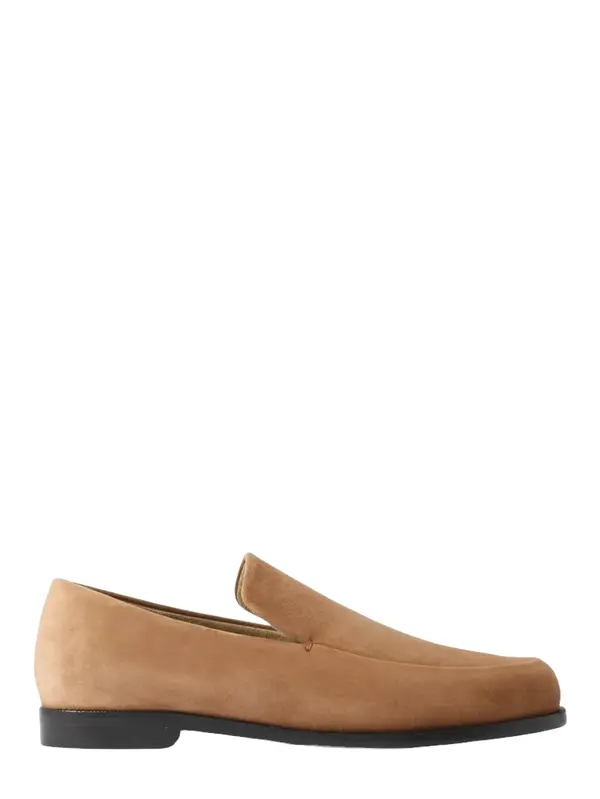 Khaite Alessio Suede Loafers - Brown
