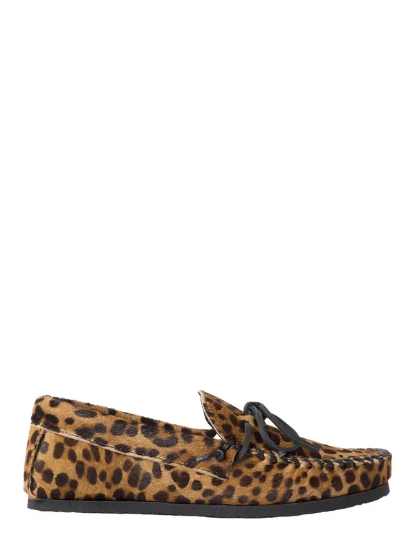 Isabel Marant Fitza Leopard-print Calf Hair Loafers - Animal Print