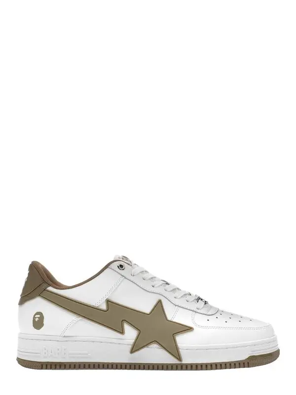 BAPE A Bathing Ape Sta Os #2in Sneakers - White/beige