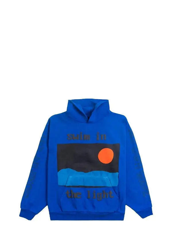KID CUDI Rolling Loud Swim In The Light Hoodie - Blue